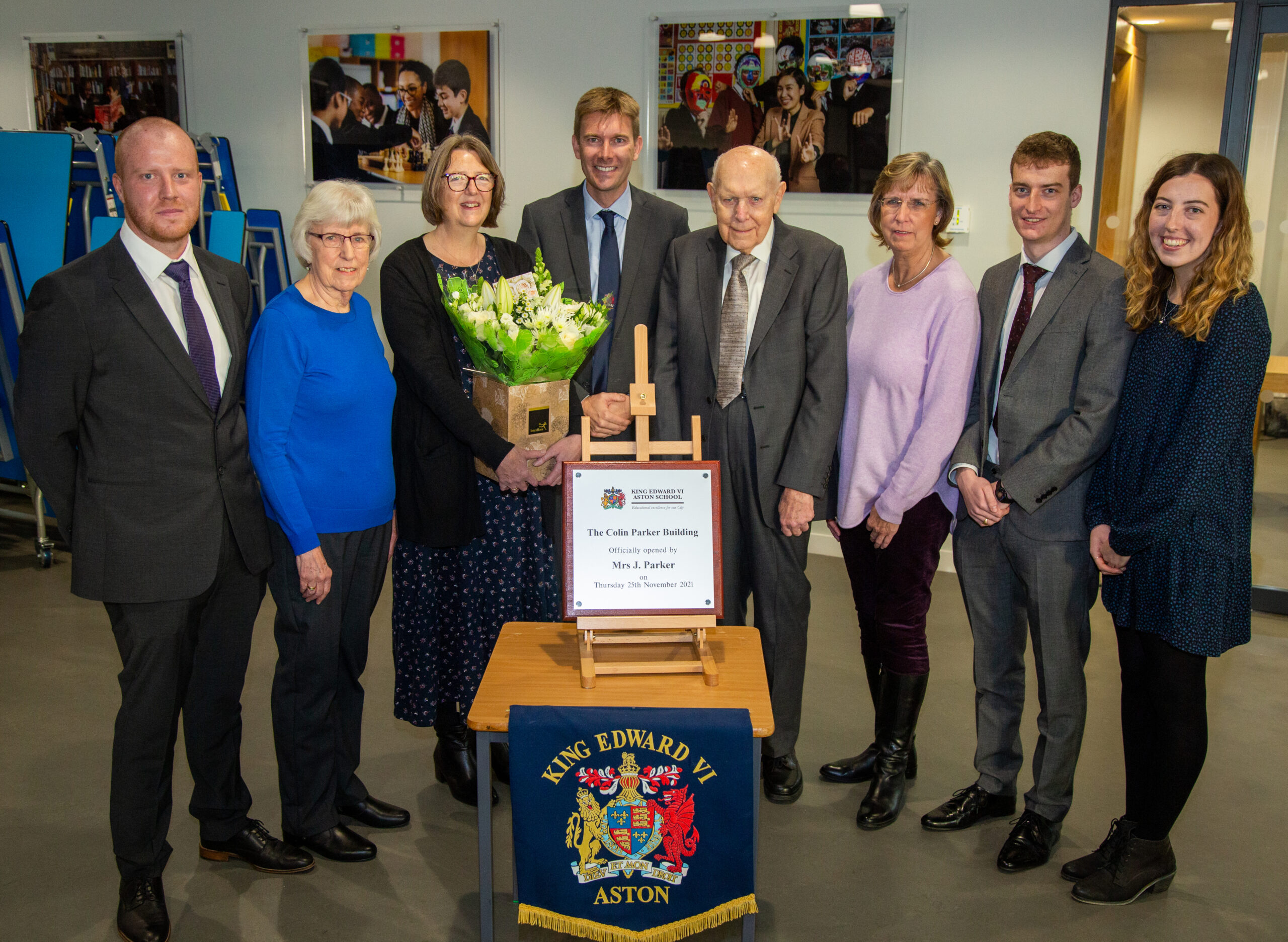 Colin Parker Building officially opened at King Edward VI Aston School | King Edward VI Foundation
